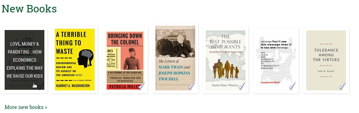 Dynamic New Books Display